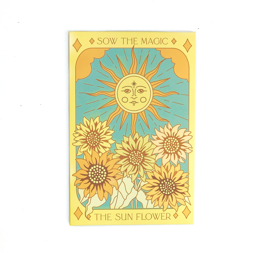 Seed Packet- The Sunflower (Ring of Fire) Tarot Garden + Gift – Clover ...